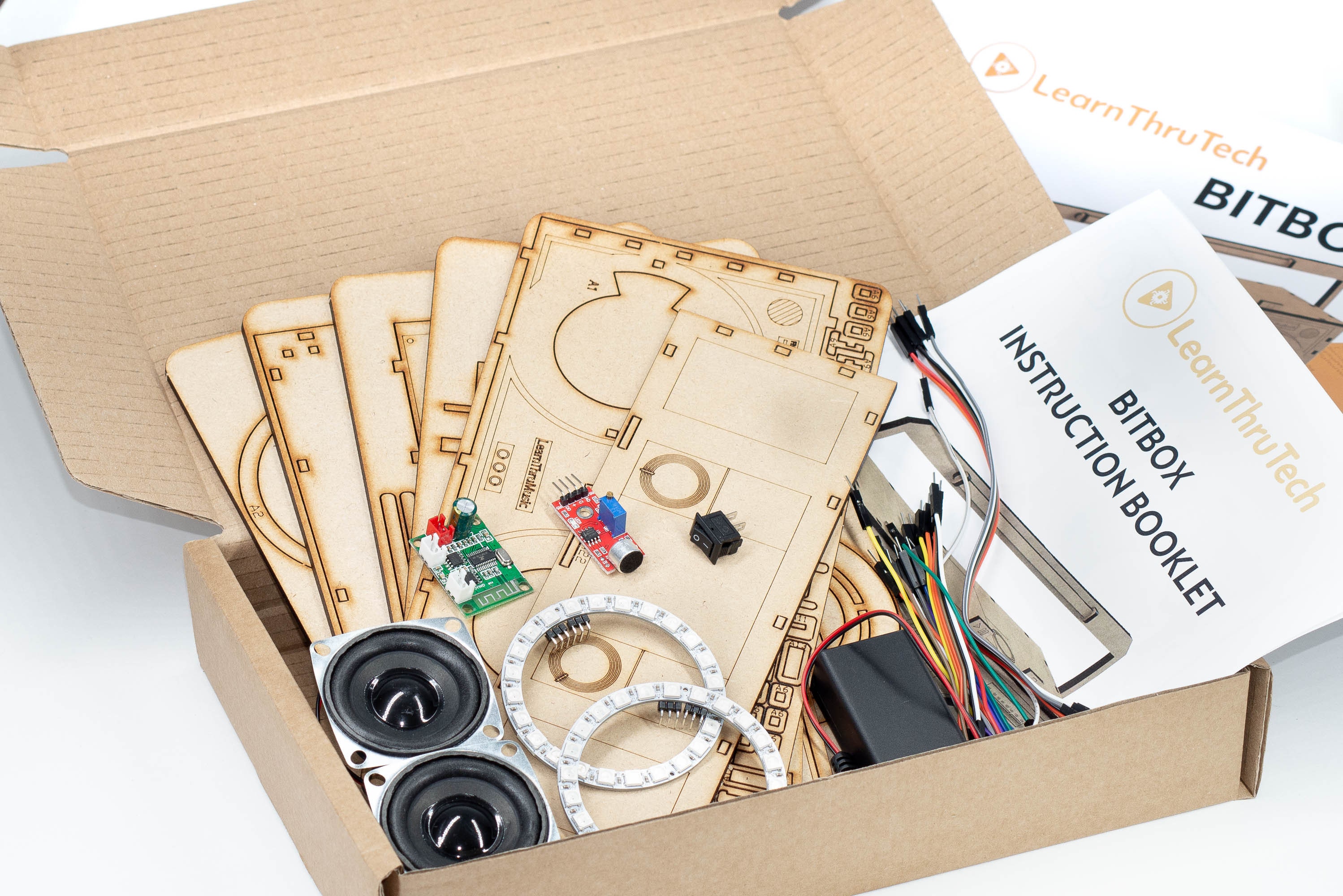 Learnthrutech Bluetooth Bitbox Boombox | STEM STEAM Kit Toy | Build ...