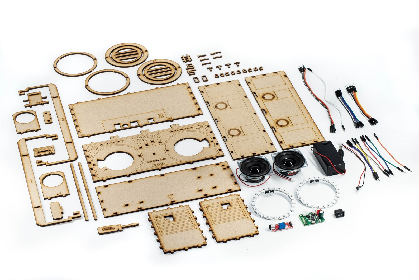 Learnthrutech Bluetooth Bitbox Boombox STEM STEAM Kit Toy Build Your ...