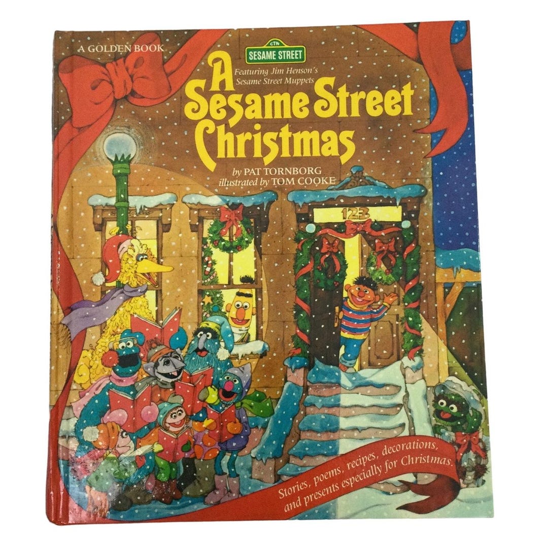 A Sesame Street Christmas by Pat Tornborg A Golden Book 1982 Vintage ...