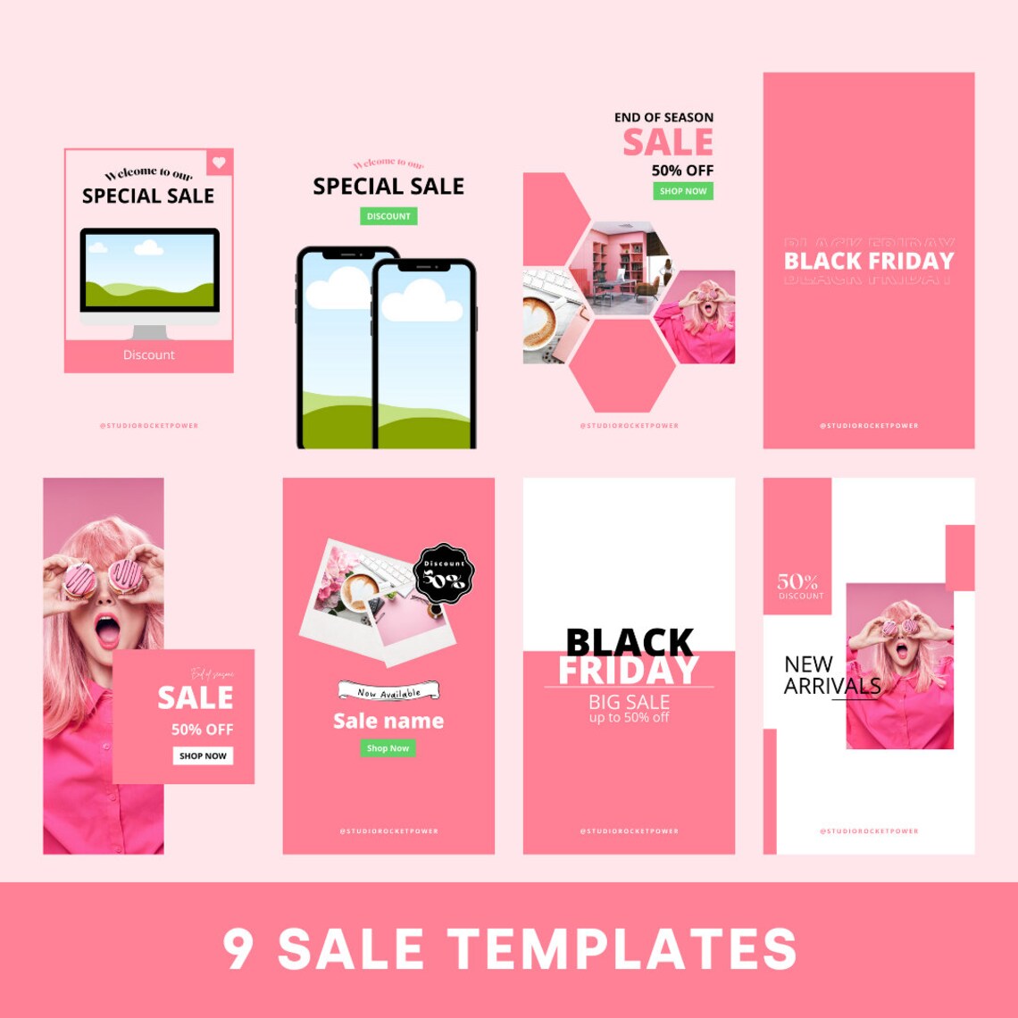 Pink Instagram Story Templates Canva For Business Editable Canva