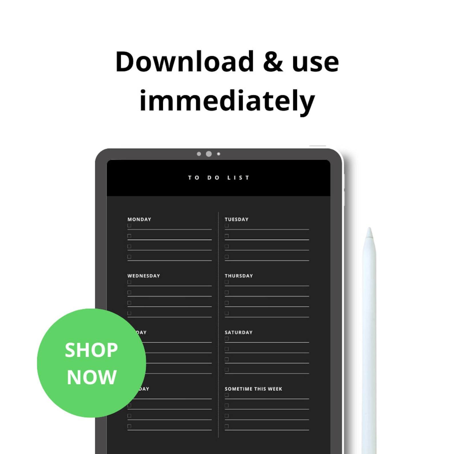 Black White to Do List Template | 20+ Pages Digital to Do List and ...