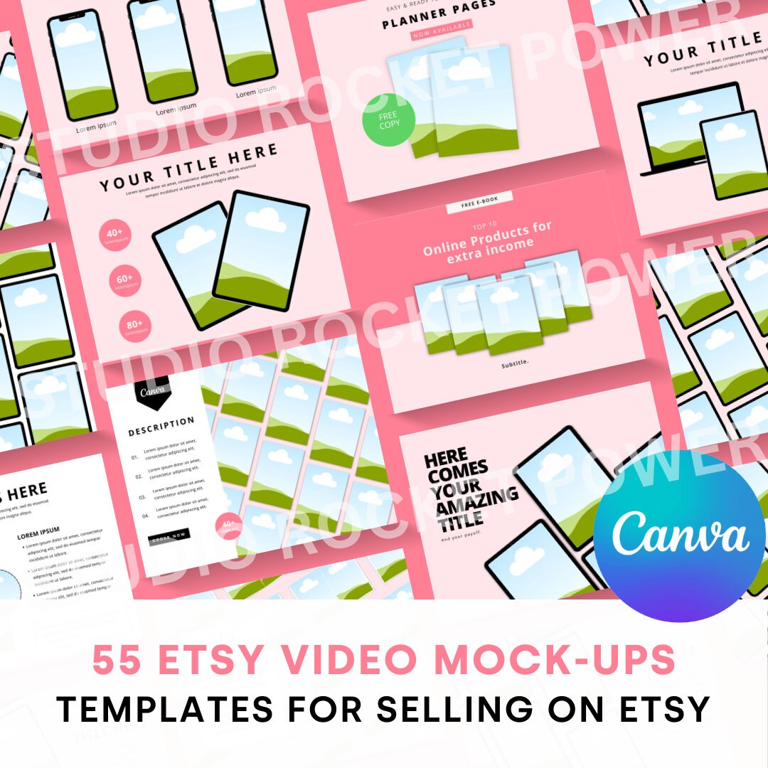 55 Video Mockup Templates Make the Best Etsy Listing Video With These ...