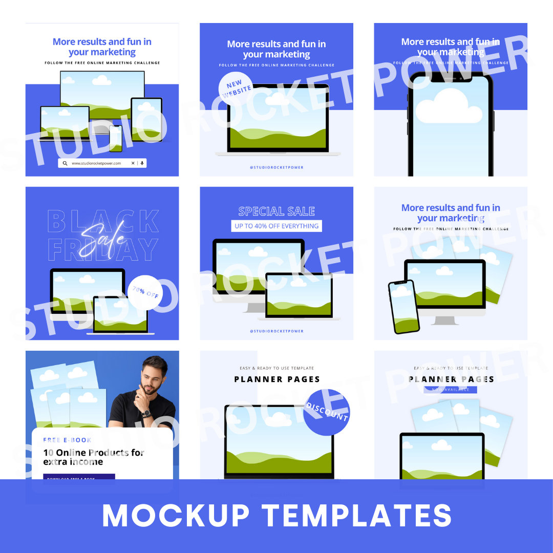 40+ Blue Facebook Ads Templates & Social Media Ads Templates | Editable ...