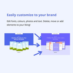 40 Blue E-book Mock-up Templates Beige | Editable Canva Templates ...