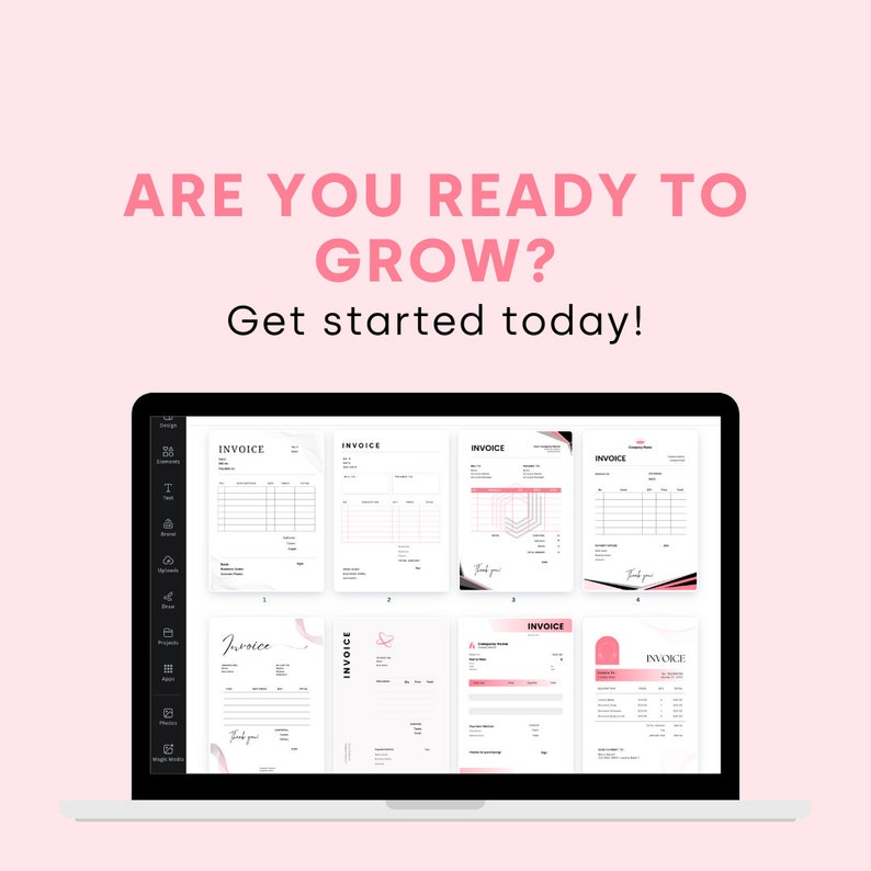 Canva Invoice Template to Create a Beautiful Invoice for Your Small ...