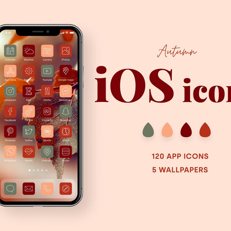 Fall App Icons - Etsy