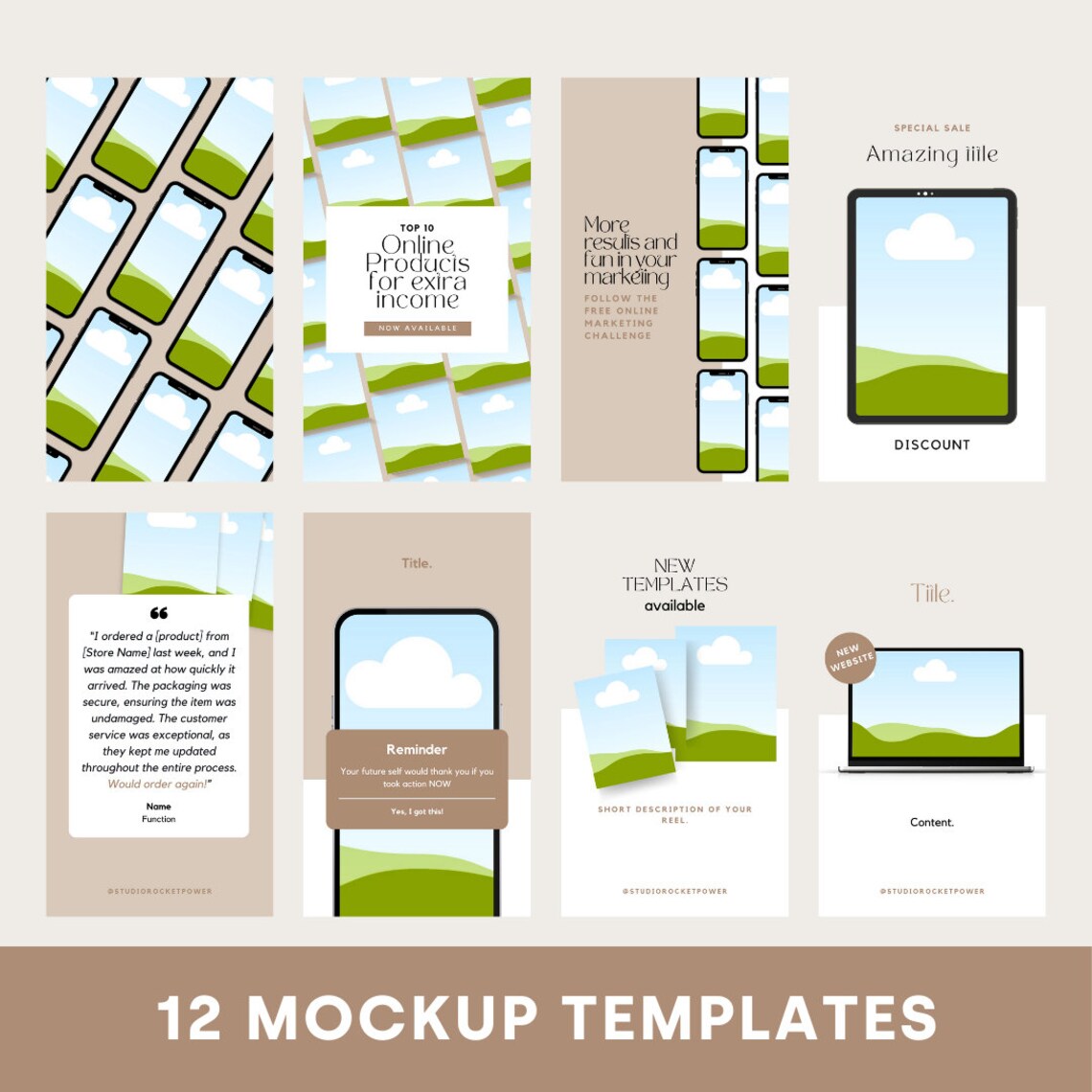 30 Instagram Reel Cover Templates Canva for Social Media | Editable ...