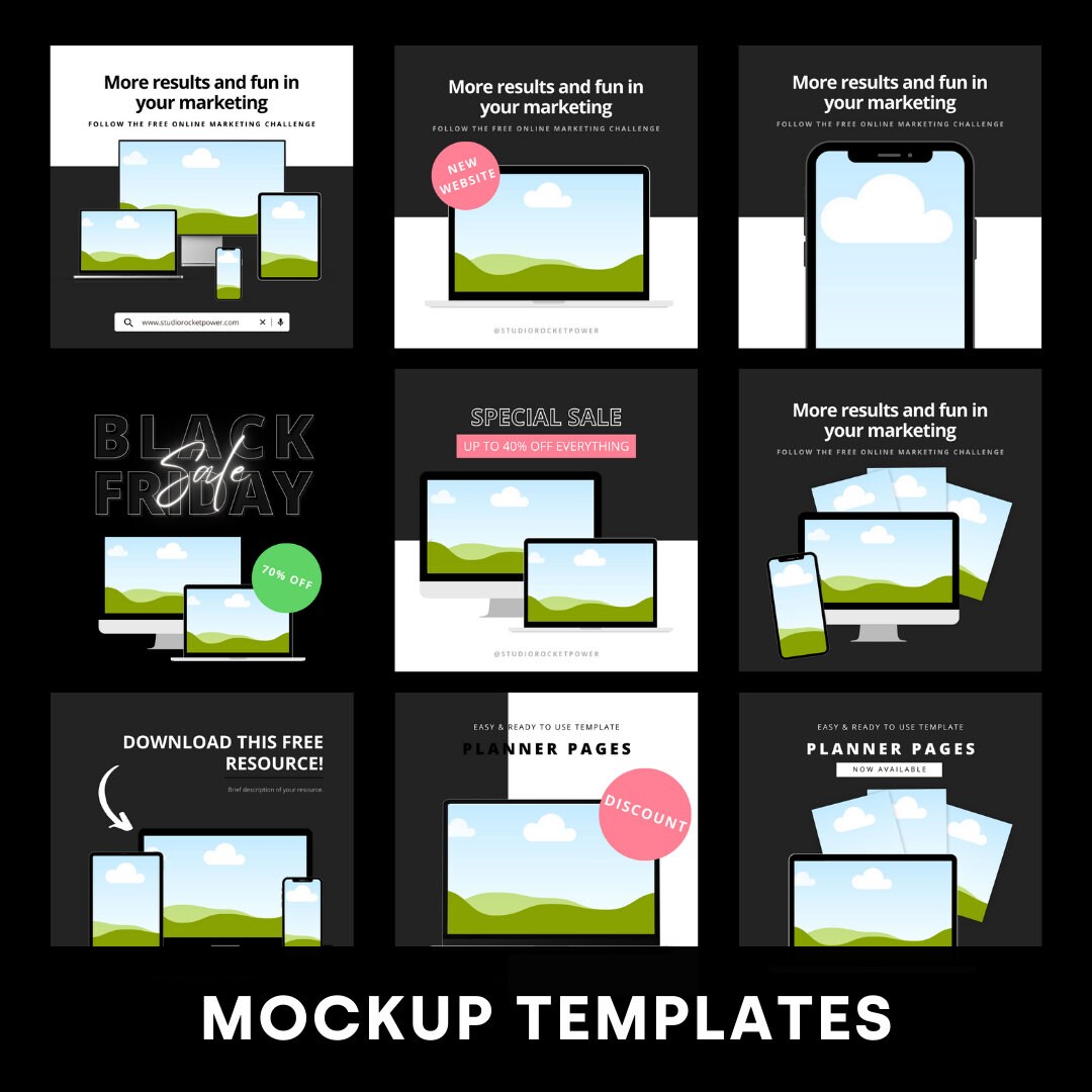 40+ Black White Facebook Ad Templates & Social Media Ad Templates ...