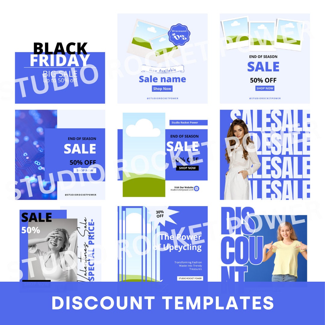 40+ Blue Facebook Ads Templates & Social Media Ads Templates | Editable ...