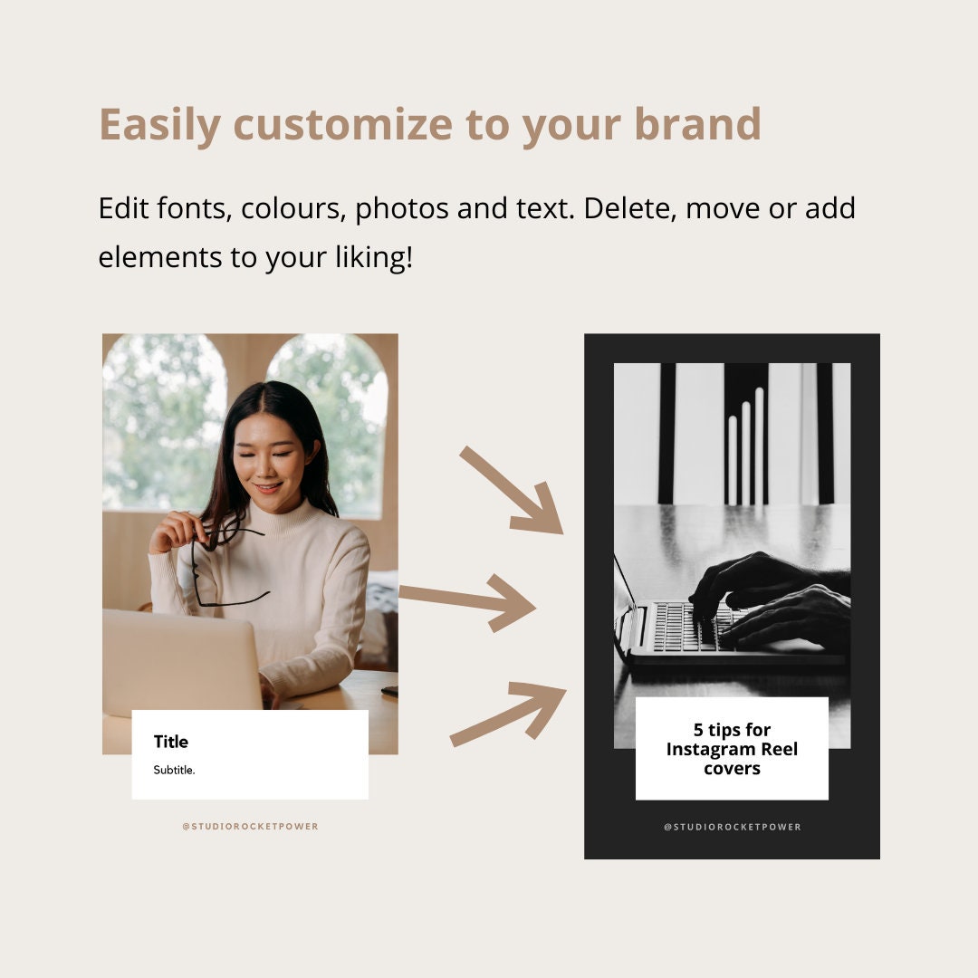 30 Instagram Reel Cover Templates Canva for Social Media | Editable ...