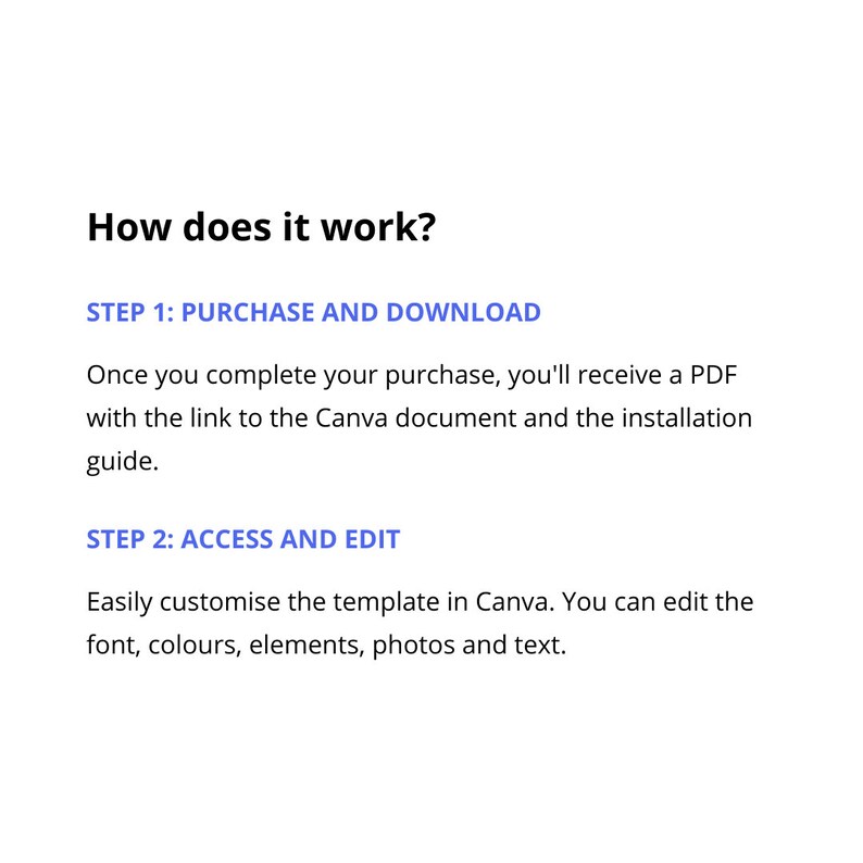 40 Blue Mockup Templates | Editable Canva Templates | Etsy Listing ...