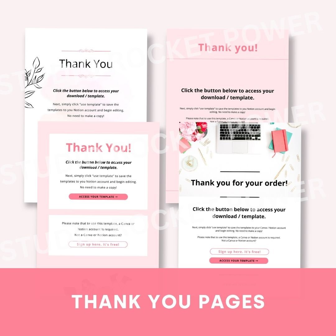 8 Installation Guide Templates | Pink Editable Canva Template ...