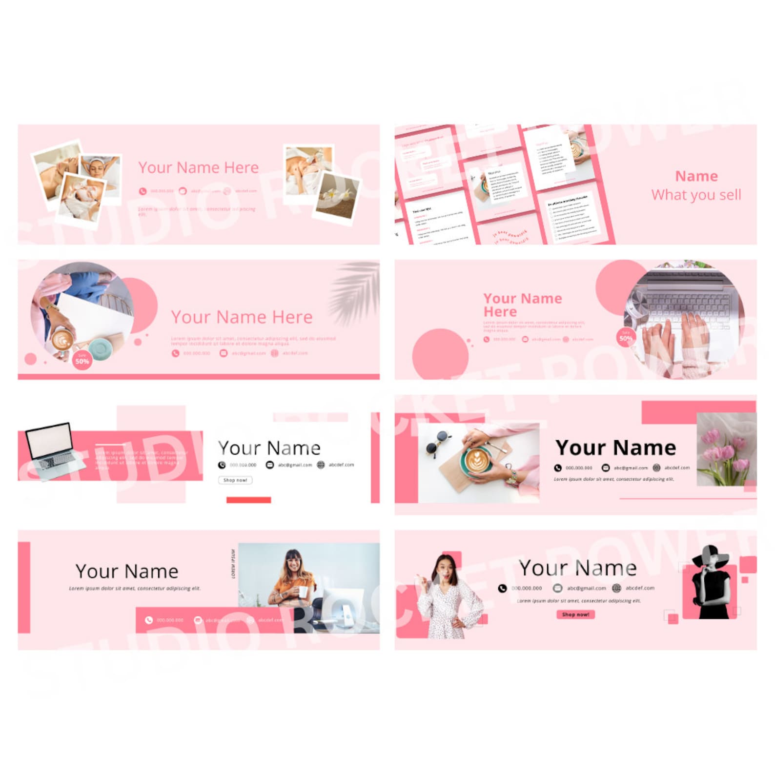 25 Pink Instagram Pinned Posts Banner Template | Instagram Puzzle ...
