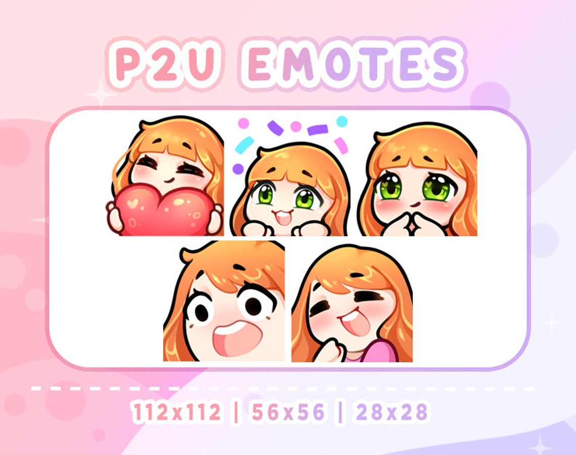 TWITCH EMOTES Ginger Hair and Green Eyes Twitch Graphics Youtube ...