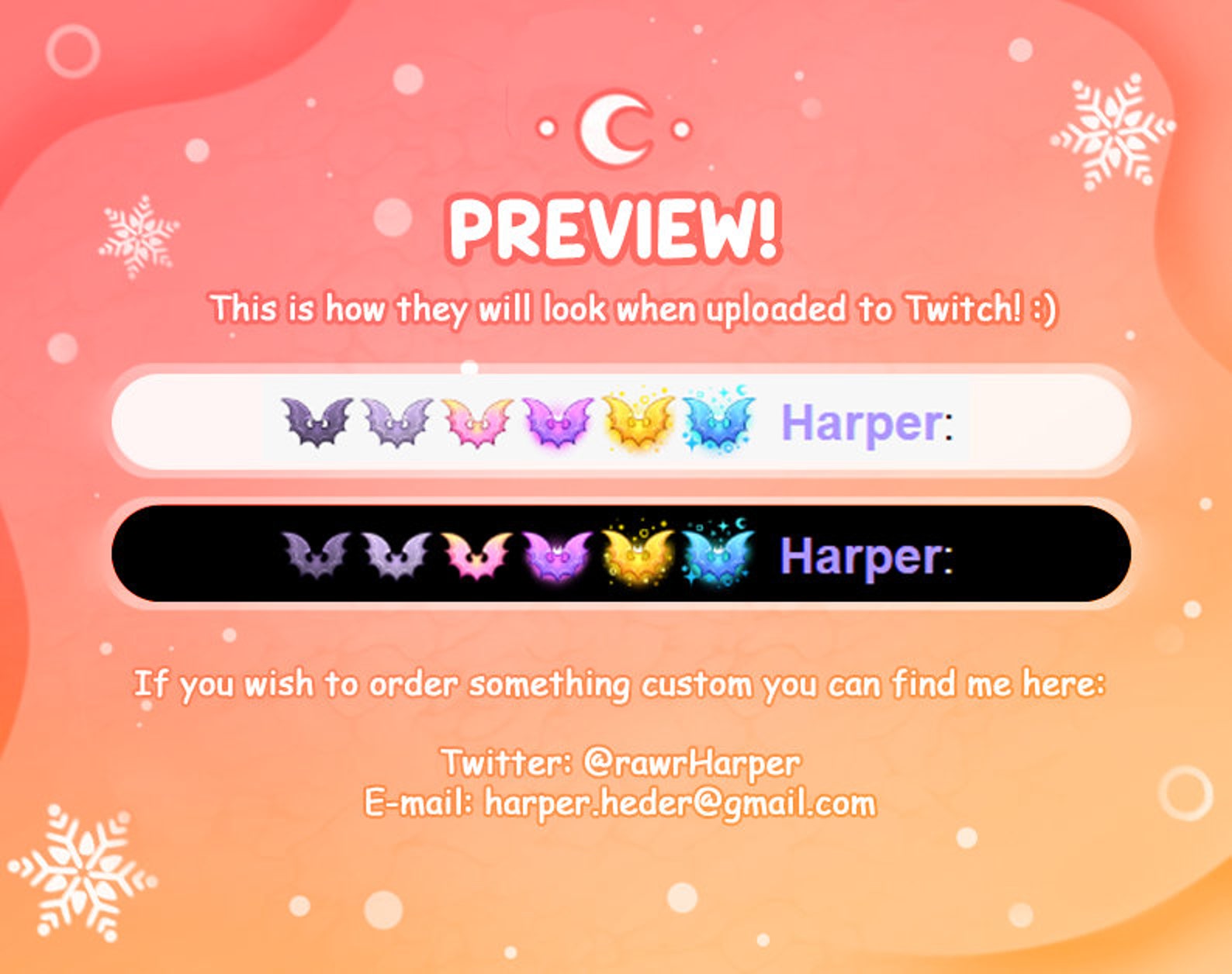 CUTE BAT HALLOWEEN Sub & Bit Badges | Twitch Graphics for Streamers ...