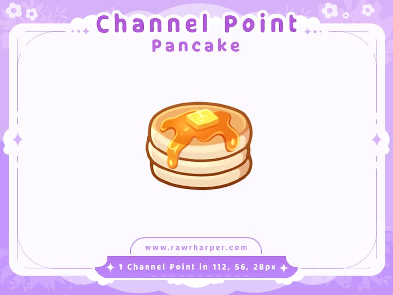 Pancake Channel Point Icon for Twitch (digital Download) - Etsy
