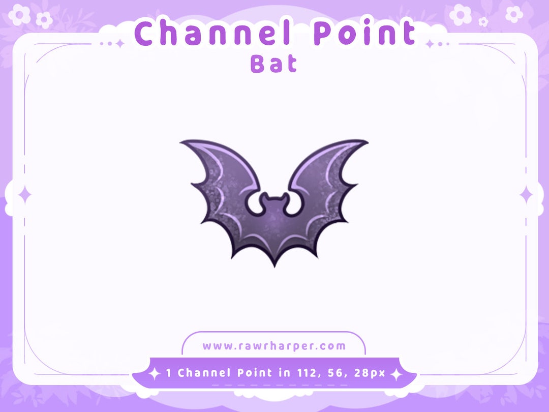 Bat Channel Points for Twitch | Twitch Channel Point Icon | Twitch ...