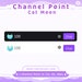 Moon (blue) Cat Channel Points for Twitch | Twitch Channel Point Icon ...