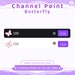 Butterfly (pink) Channel Points for Twitch | Twitch Channel Point Icon ...