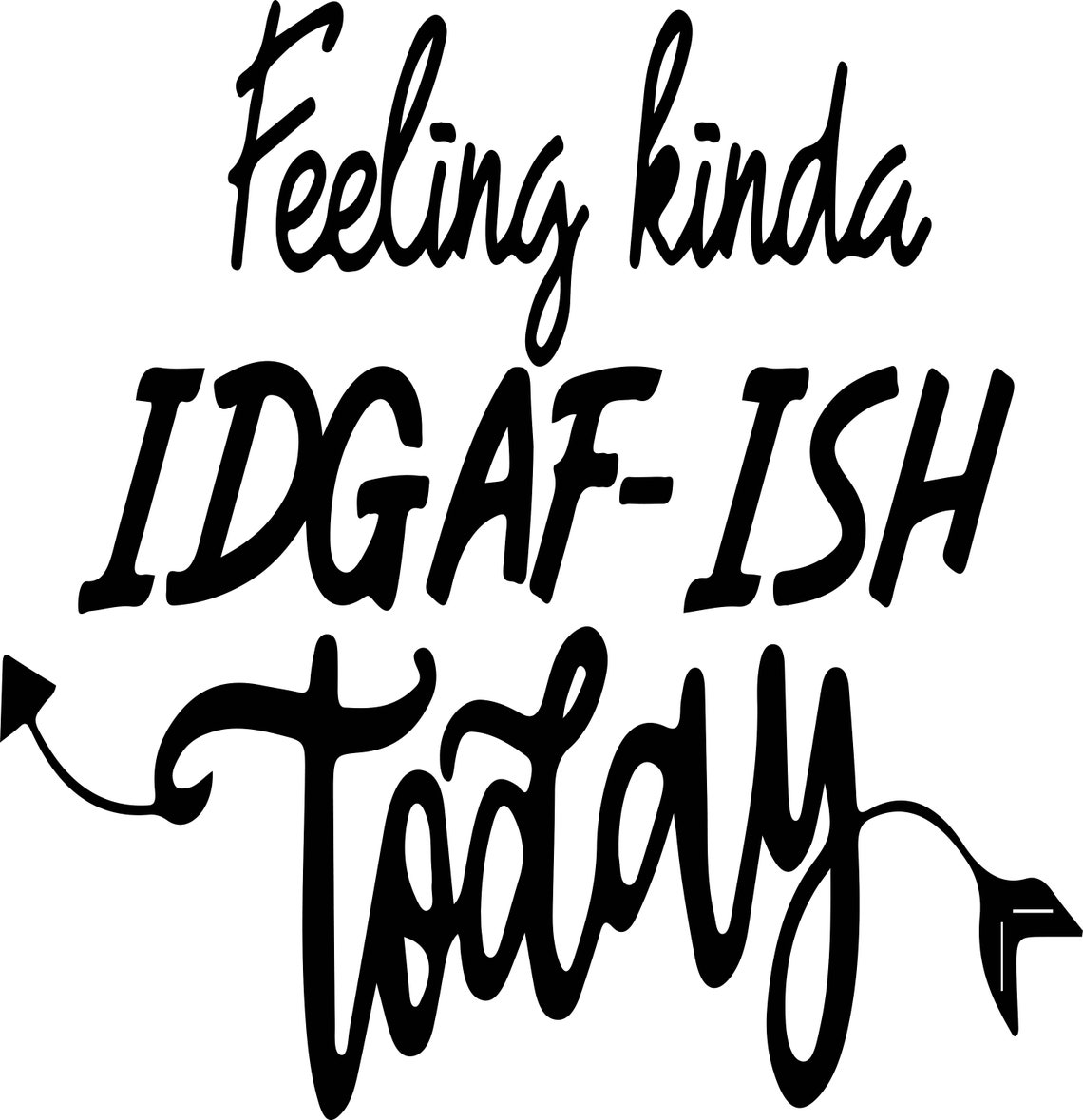 IDGAF svgpngjpegepsdxfaipdf | Etsy