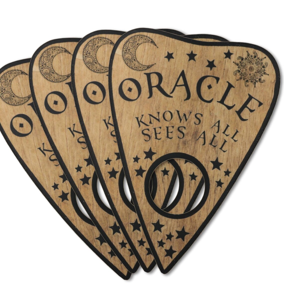 Oracle Ouija Style Planchette Matte Die Cut Stickers - Etsy