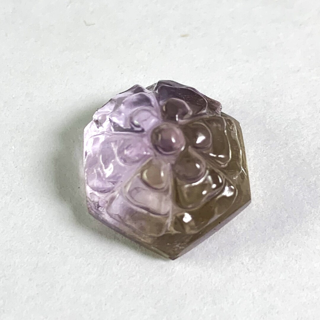 16x15 MM Ametrine Carved Stone Grade Quality Carving Stone for Multiple ...