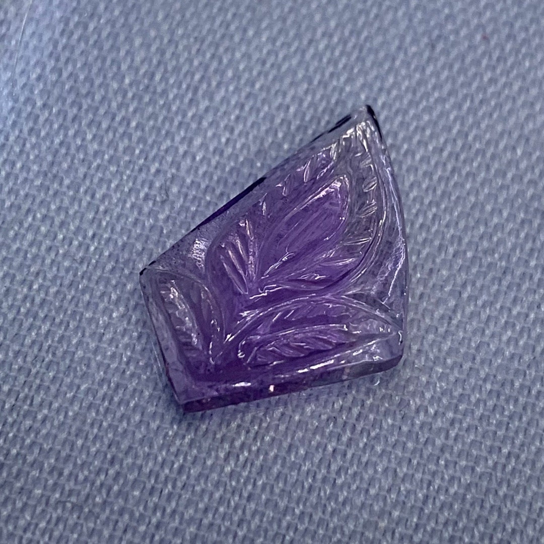 Amethyst Carved Stone Mughal Carving Grade Quality Stone Fancy - Etsy