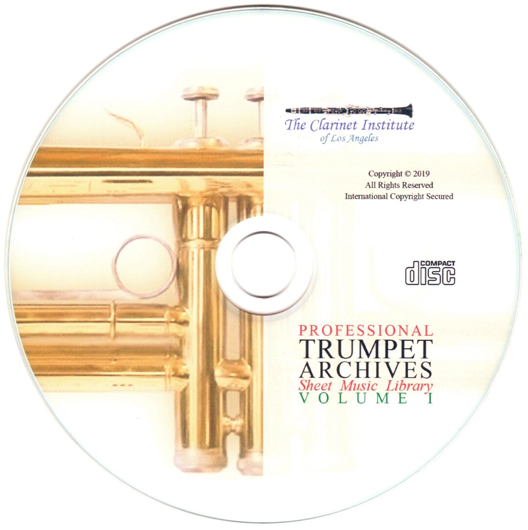Trumpet Sheet Music PDF, Volume 1 - Etsy