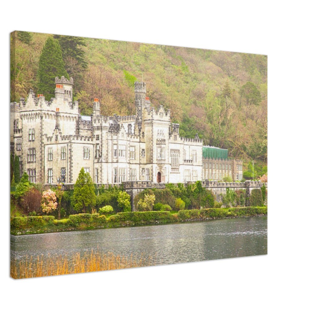 Kylemore Abbey Canvas Print.. Irish Castle Unique Irish Gift Ireland ...