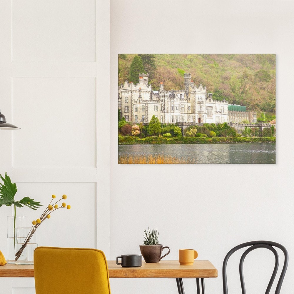 Kylemore Abbey Canvas Print.. Irish Castle Unique Irish Gift Ireland ...