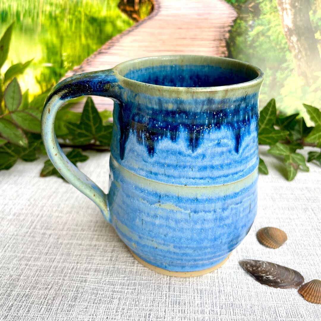 600 Ml Jumbo Cup Pottery, XL Coffee Cup or Beer Mug Cup Large Pottery ...