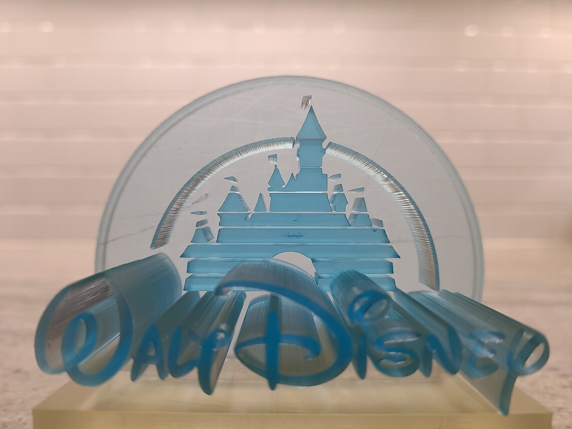 Walt Disney Logo Disney World 3D Printed Customizable Gift | Etsy