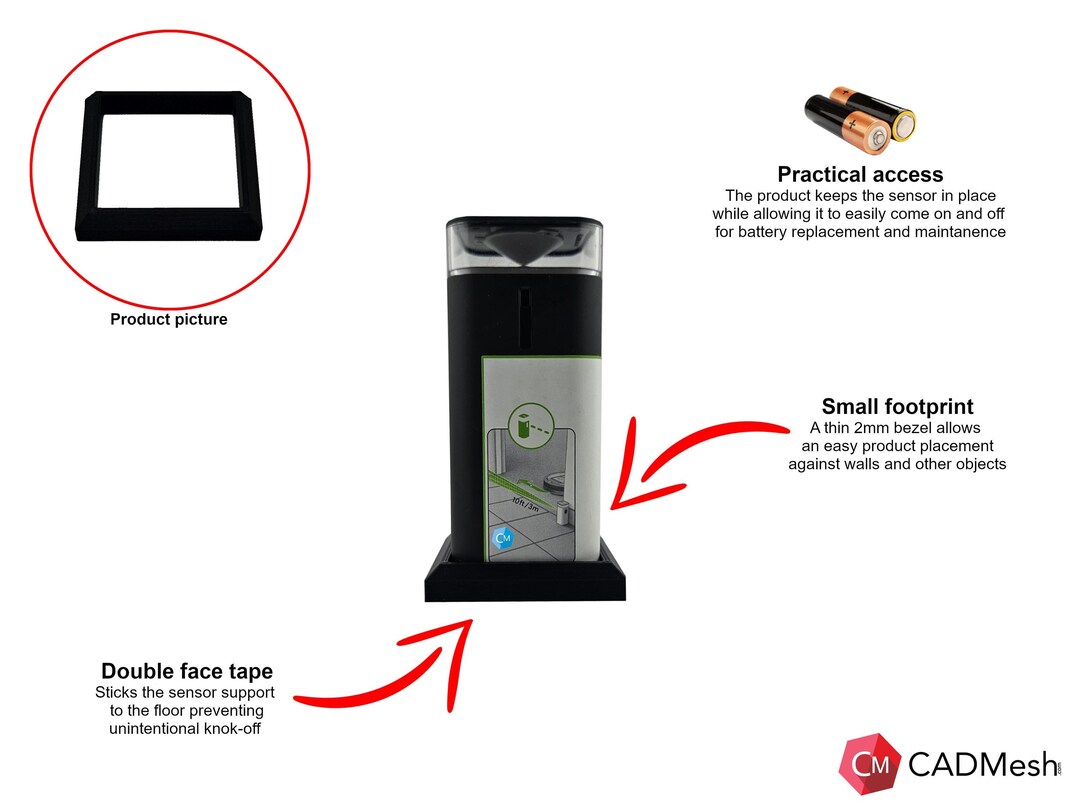 Roomba Virtual Wall Barrier Holder | Light House Stand for Irobot ...