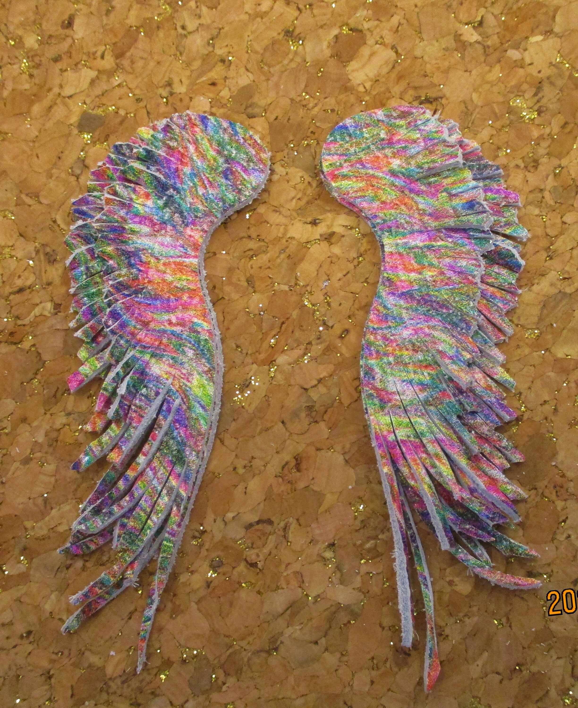 Angel Wings Made of Rainbow Stingray - Etsy