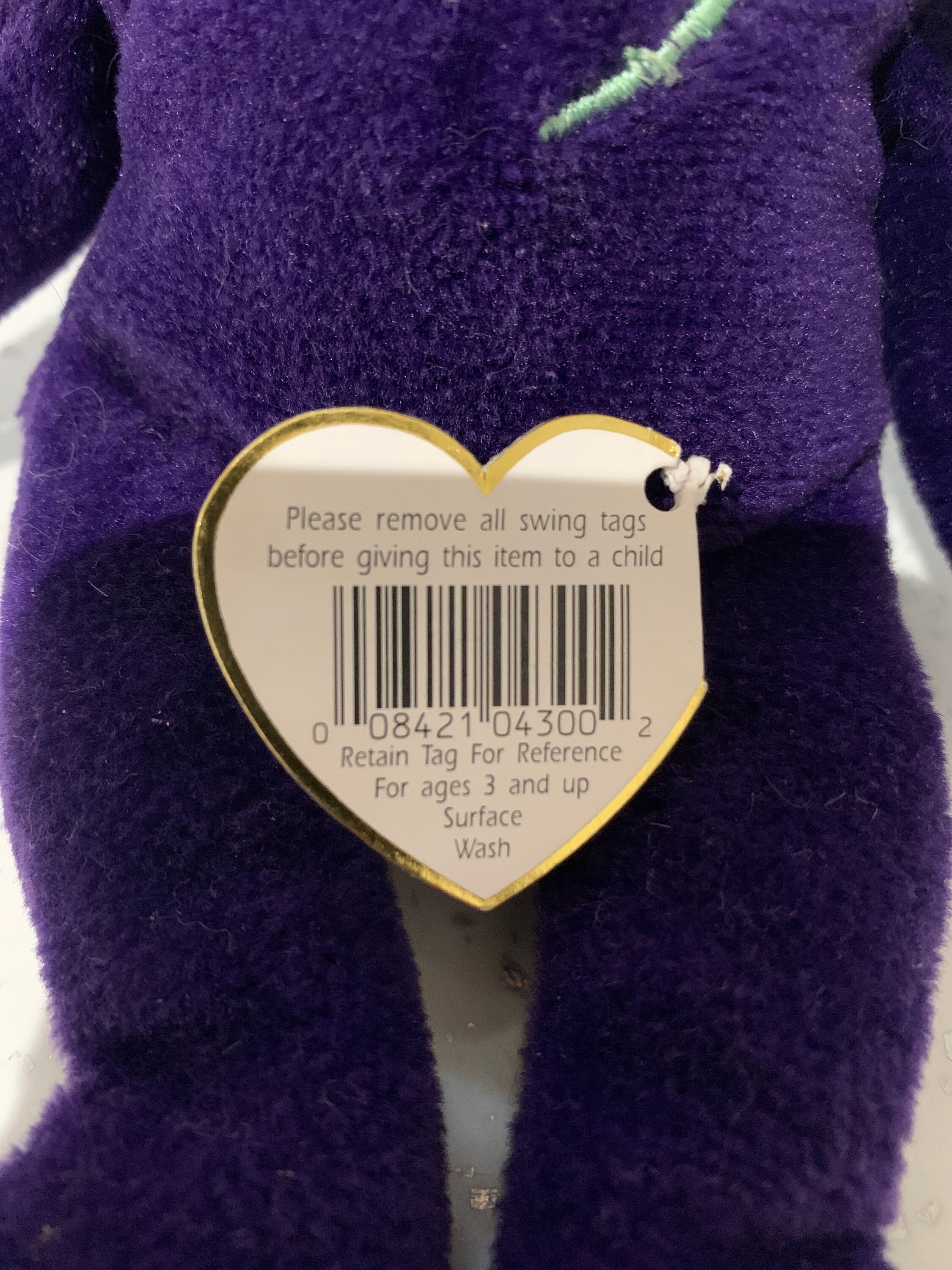 1st Edition Ultra Rare Princess Diana Beanie Baby 1997 ( Excellent ...