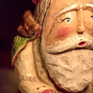 American Folk Art Christmas Santa Collectibles Hand Carved and Hand ...