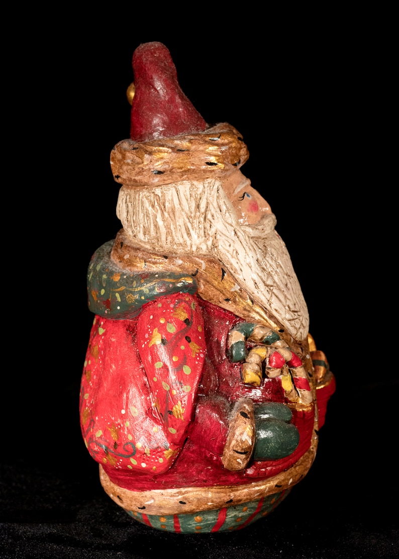 American Folk Art Christmas Santa Collectibles Hand Carved and Hand ...