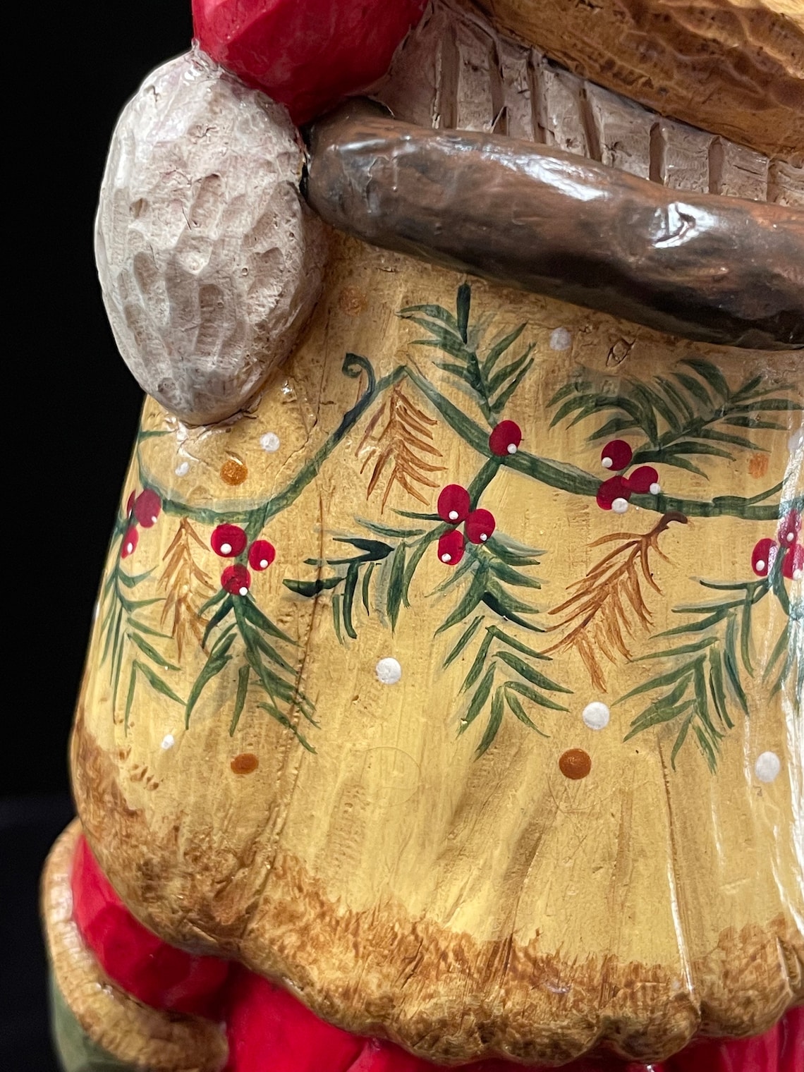 American Folk Art Christmas Santa Collectibles Hand Carved and Hand ...