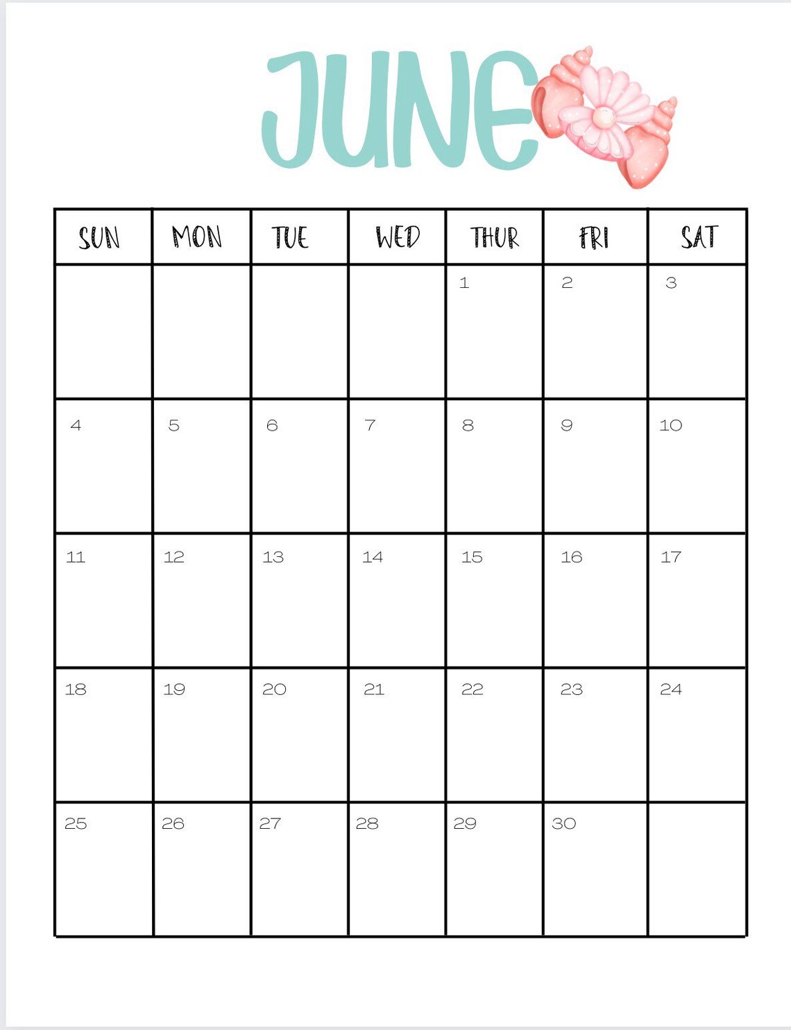 Printable Children's Calendar-2023 Calendar Digital Download - Etsy