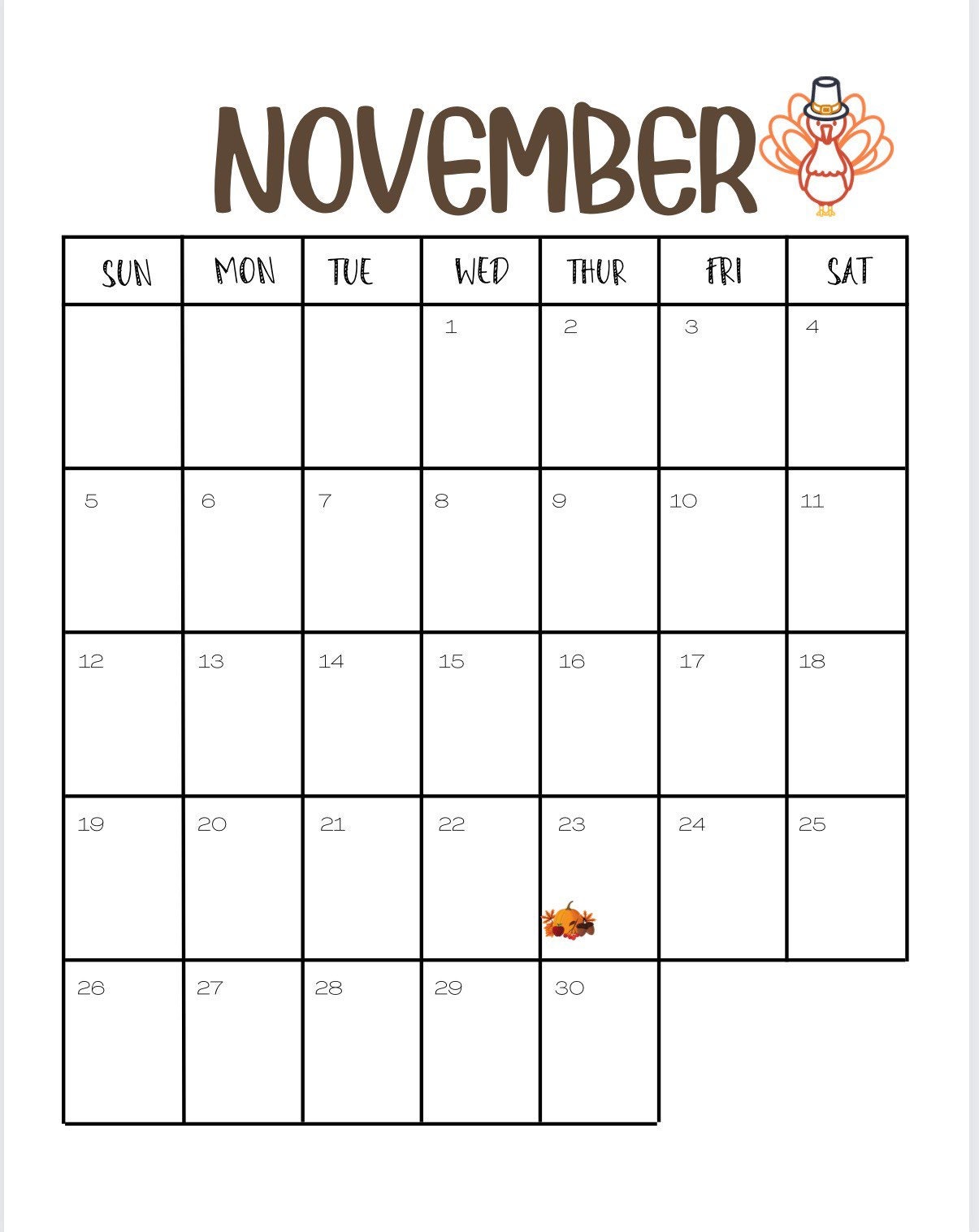 Printable Children's Calendar-2023 Calendar Digital Download - Etsy