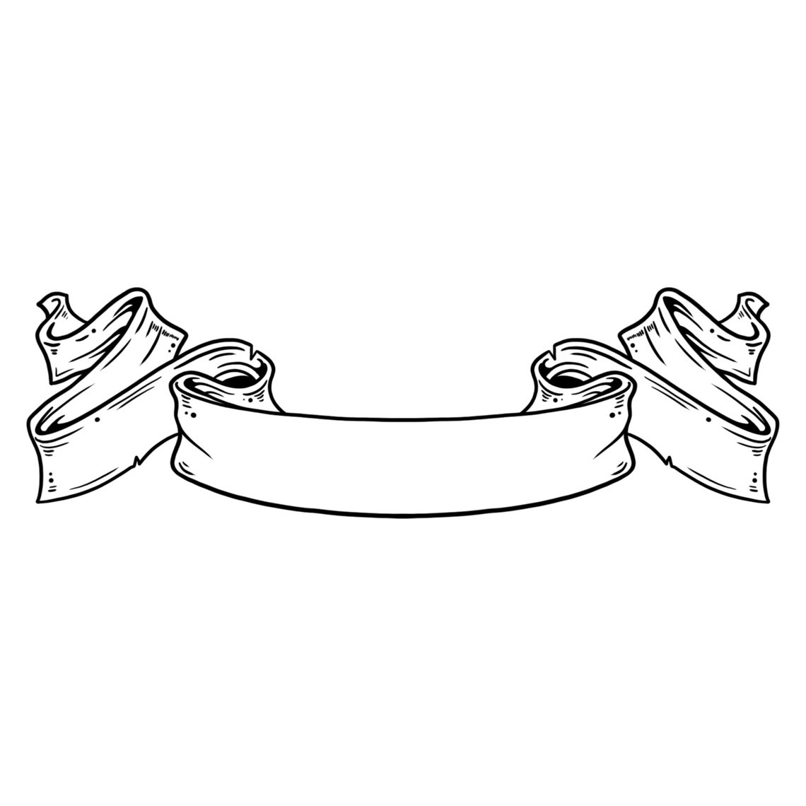 Traditional Tattoo Banners | PNG-SVG Digital Design Files for Tattoos ...