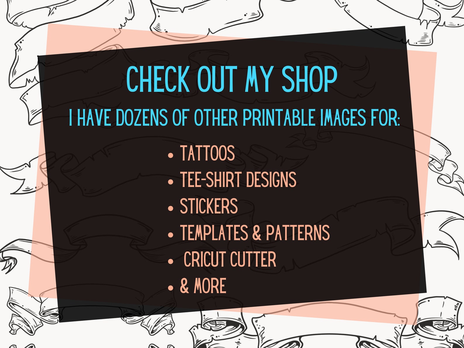 Traditional Tattoo Banners PNG-SVG Digital Design Files for - Etsy Canada