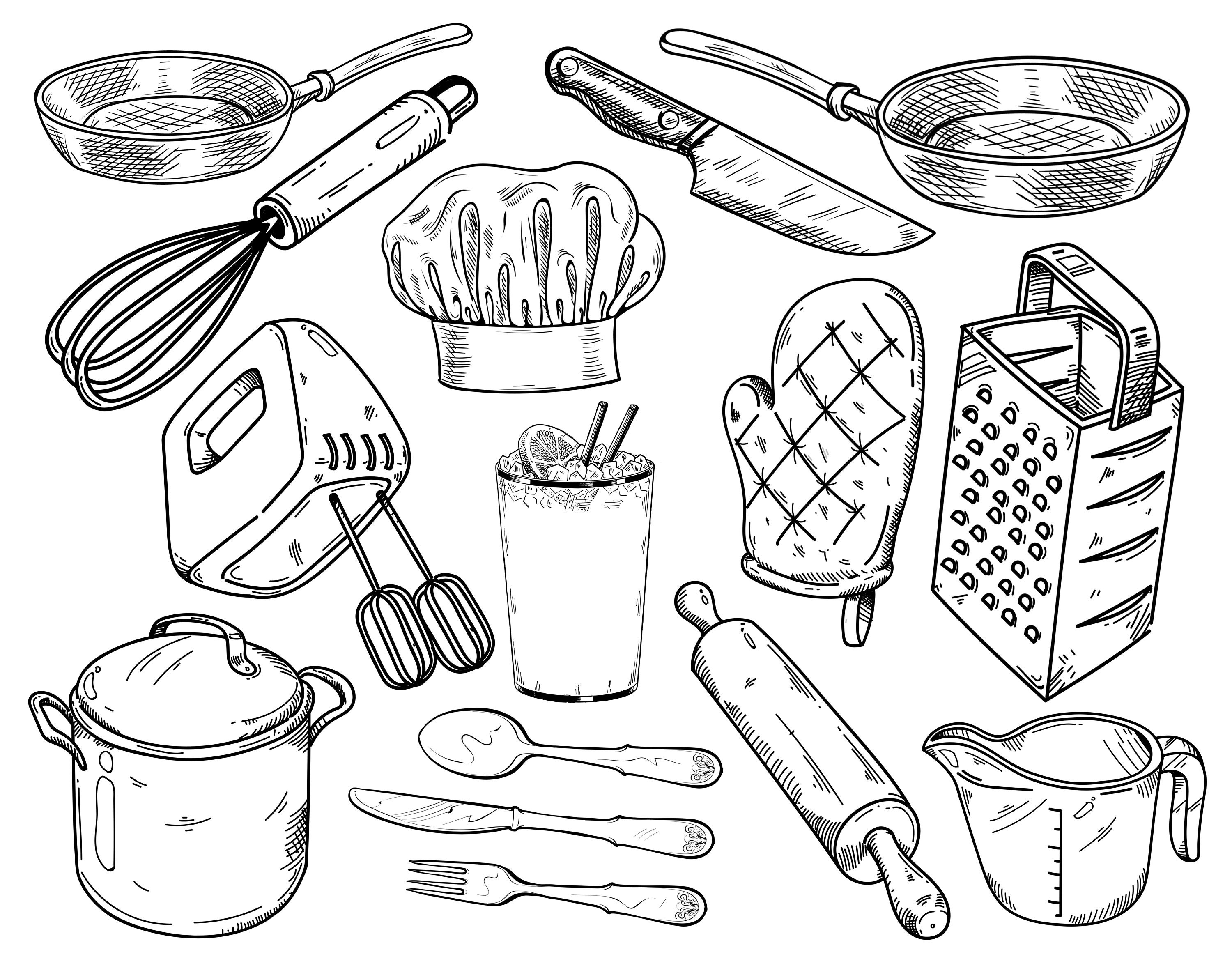 Procreate Food & Kitchen Stamp Pack - Brushes for iPad | Sushi - Fast ...