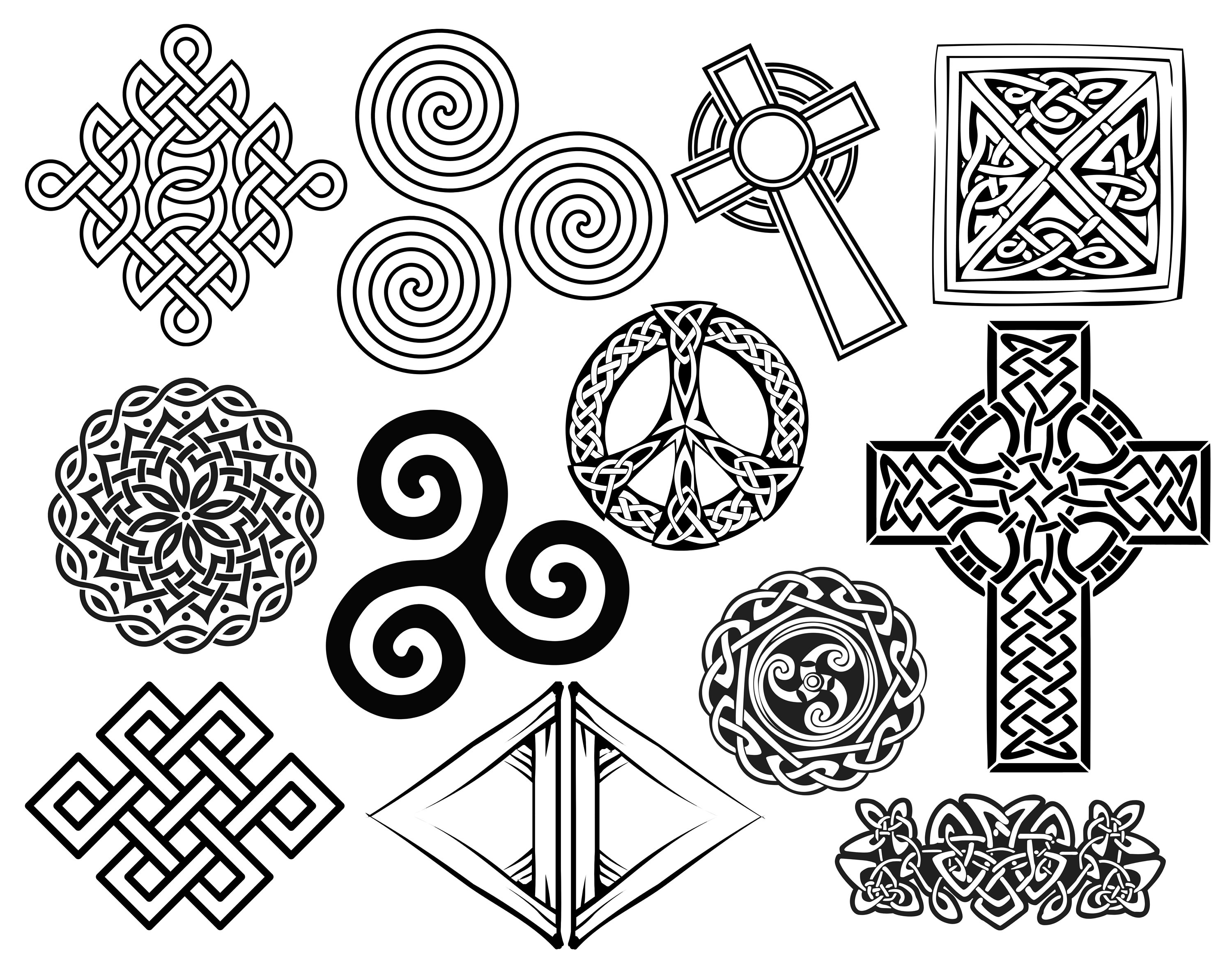 Procreate Celtic - Nordic - Viking Symbols & Tattoo Flash - Brushes for ...