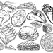 Procreate Food & Kitchen Stamp Pack - Brushes for iPad | Sushi - Fast ...