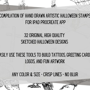 Artistic Halloween Pro Create Stamp Pack Bundle - Brushes for iPad ...