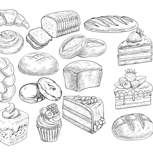 Procreate Food & Kitchen Stamp Pack Brushes for iPad Sushi - Etsy