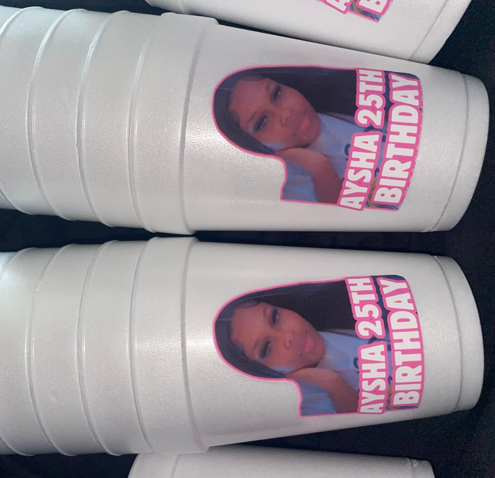 Personalized Styrofoam Cups, Custom Styrofoam Cups, Party Cups, Foam ...