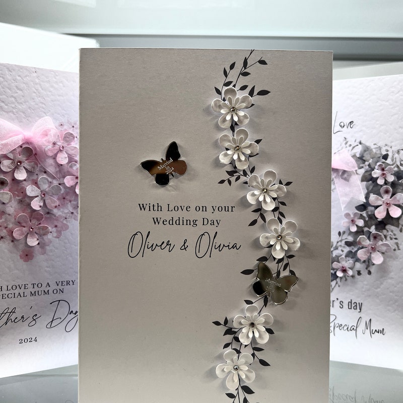 Handmade Wedding Cards - Etsy