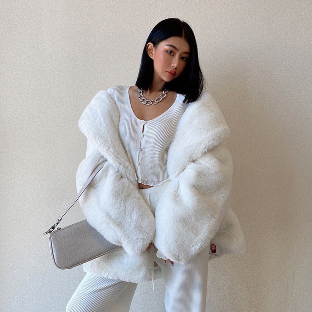 White Fur Coat